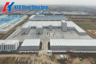 China Customizable Steel Structure Warehouse H Steel Main Frame 20-50 Year Lifespan Industrial Construction for sale