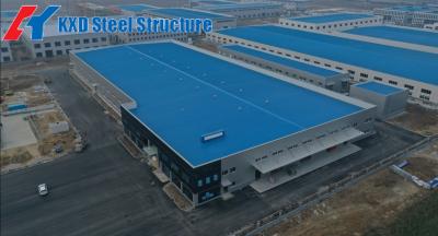 China Heavy Duty Steel Structure Warehouse 5000 Units Min Order 20-50 Year Lifespan Industrial Commercial for sale