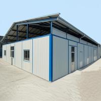 China Steel Structure Warehouse H Section Column Beam Welded Bolted Connection Sandwich Panel Roof Wall 5 Ton Crane for sale