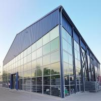 China Heavy Duty Steel Structure Warehouse 50 Year Lifespan High Intensity Industrial Storage for sale