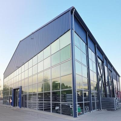 China Heavy Duty Steel Structure Warehouse 50 Year Lifespan High Intensity Industrial Storage for sale