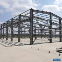 China Industrial Steel Building Customizable Size 275g Zinc Coating Gable Roof for Warehouse Workshop for sale