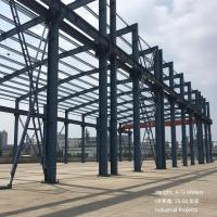 China Industrial Steel Structure Warehouse 4-12m Height Customizable Frame Building 25-50 Year Lifespan for sale