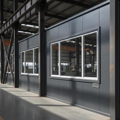 China Multi-Level Steel Structure Building with Aluminum Windows Alkyd Coating Customizable Length for sale