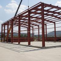 China Industrial Steel Building Q235B Q355B High Strength Bolt Connected Modular Construction 50 Year Lifespan for sale