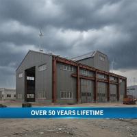 China Industrial Steel Building Q235B Q355B Hot Rolled Welded Steel 50 Year Lifespan Modular Construction for sale