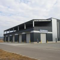 China Industrial Steel Building Q235B Q355B Hot DIP Galvanized Painted 50 Year Lifetime for sale