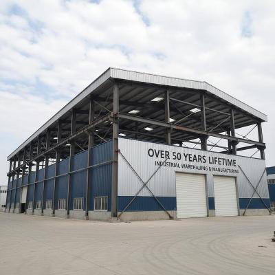 China Industrial Steel Building Over 50 Year Lifespan Hot DIP Galvanized Custom Size for sale