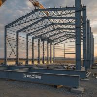 China Steel Structure Warehouse High Prefabrication Accuracy Steel Truss Support 1000 Sqm for sale