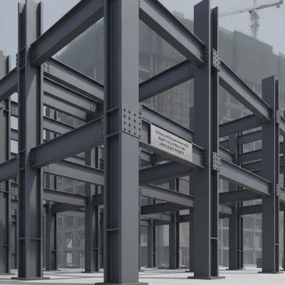 China Heavy Steel Structure Warehouse H Section Column Beam Strong Earthquake Resistance GB Standard Industrial Building for sale