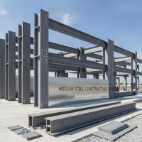 China Welded H Steel Column Type Steel Structure Building Prefab Steel Buildings Web Thickness 100900mm Modular Construction System for sale