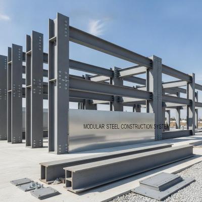 China Welded H Steel Column Type Steel Structure Building Prefab Steel Buildings Web Thickness 100900mm Modular Construction System for sale