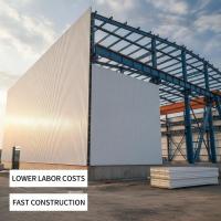 China Paint Coated Steel Structure Building Featuring EPS Insulation and Lower Labor Costs Suitable for Large Scale Industrial Construction for sale
