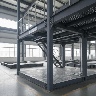 China Steel Structure Platform Industrial Steel Structure Customization Strong Modular Steel Structures for Industrial Projects for sale