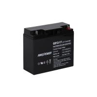 China Aamxpower UPS Solar Battery Valve Regulated Lead Acid Battery 12V 17ah For Emergency Security for sale