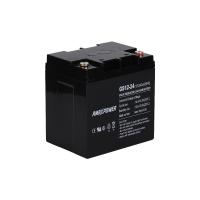 China 12v 24ah Valve Regulated Lead Acid Battery Rechargeable For Emergency Lighting for sale