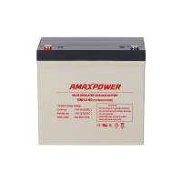 China AMAXPOWER Sealed Lead Acid 12V 50ah 55ah UPS Storage Battery UPS Battery for sale