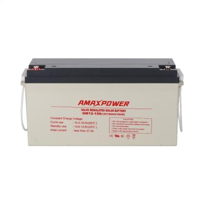 China VRLA Wet Cell Battery Lead Acid Batterie Agm Vrla 12V 150Ah Free Maintenance for sale