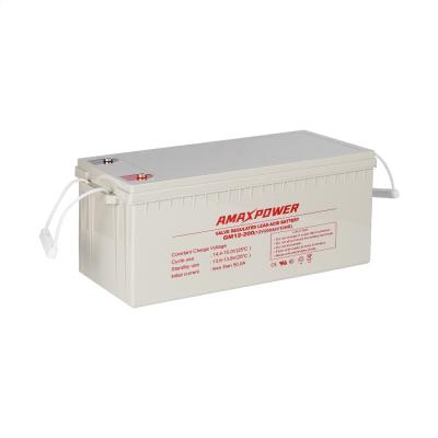 China UPS 200AH VRLA AGM Battery Grey Solar Agm Vrla For Solar Bat for sale