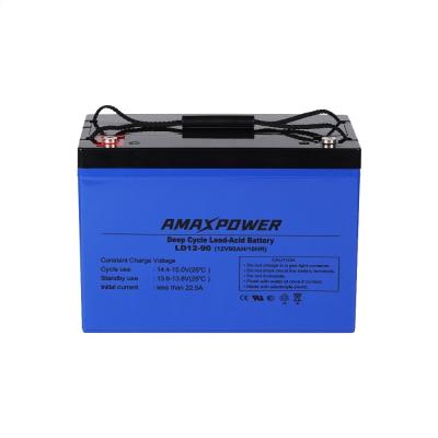 China IEC VRLA Industrial Solar Deep Cycle AGM Battery Lead Acid Battery Maintenance for sale
