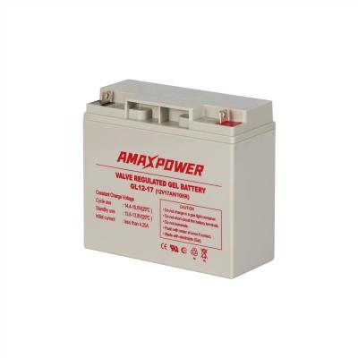 China Amaxpower Bateria Vrla Gel 12v 15ah Rechargeable Battery 17ah 24ah for sale