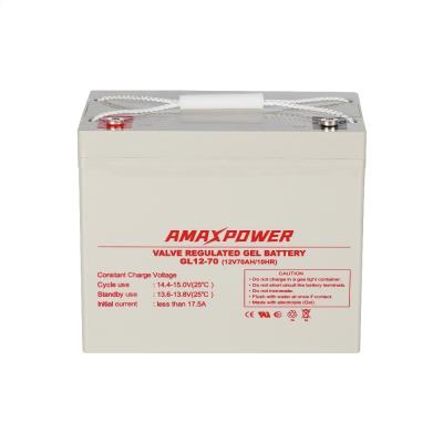China 12V 70Ah SMF VRLA Gel Battery Lead Acid Inverter Battery Rechargeable for sale