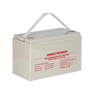 China OEM Solar VRLA Gel Battery Rechargeable Ups Gel 12v 100ah IEC for sale