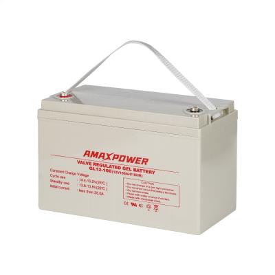 China SLA 12V Vrla Deep Cycle Marine Deep Cycle Battery 100ah 1600 Cycle Emergency Back Up for sale
