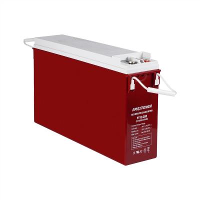 China Solar AGM Front Terminal Battery IEC60896 Gel Solar Battery 12v 200ah 175Ah for sale