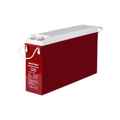 China 12V Gel 200Ah Agm Front Terminal Battery UPS Deep Cell Lead Acid Batteries for sale