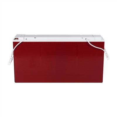 China INTELEC Front Terminal Battery Maintenance Free Inverter battery 12v 150ah for sale