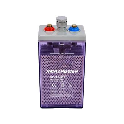 China IEC 2V 600Ah Flat Tubular OPzS Tubular Battery Renewable Energy For Telecom Ups for sale
