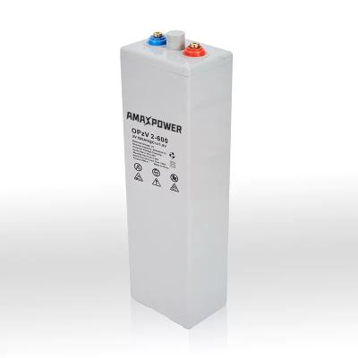 China Long Life 2 Volt 500ah OpzV Tubular Gel Battery Maintenance Free  SLA for sale