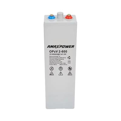 China 600ah 2v Tubular Gel Battery OPzV Ups Battery Backup 8 Hours for sale