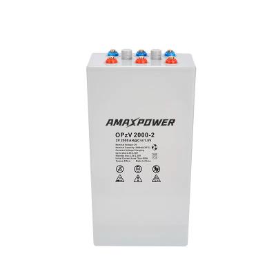 China EPS UPS System 2000Ah OpzV Tubular Gel Battery 2 Volt Electric Vehicle Battery Types for sale