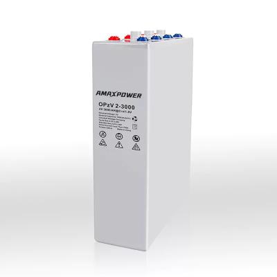China OEM White 2V 3000Ah OpzV Tubular Gel Battery 300A Solar Deep Cycle Gel Battery for sale