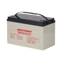 China Lithium 12v 100ah Lifepo4 Deep Cycle Gel Battery Solar Power Energy Amaxpower for sale