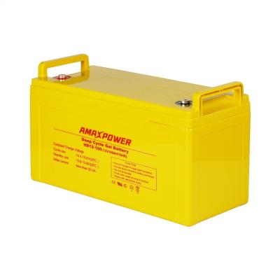 China 30.5kg 12V 100Ah UPS Backup Battery 233mm Home Solar Storage Batteries for sale