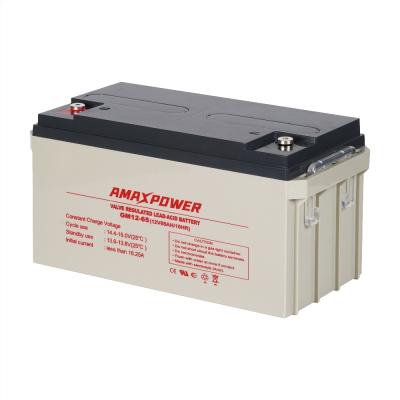 China 50ah 55ah 65ah Valve Regulated Lead Battery Valve Regulated Rechargeable for sale