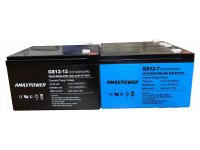 China Amaxpower 12V 7Ah VRLA Lead Acid Battery for Solar Energy System for sale