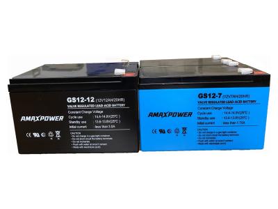 China Amaxpower 12V 7Ah VRLA Lead Acid Battery for Solar Energy System for sale