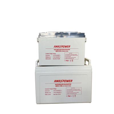 China T2 Terminal VRLA AGM Battery 12v 90ah/100ah/120ah Battery Maintenance Free Amaxpower for sale