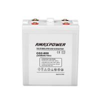 China Amaxpower Long Life Lead Acid Agm Battery 2V 800ah for sale