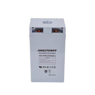 China Amaxpower 2V 400Ah VRLA AGM Battery For RV And Deep Discharge UPS for sale
