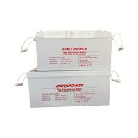 China Amaxpower 12V 150Ah AGM Battery Low Dischargeable Rate Rechargeable For Solar System for sale