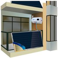 China 60 Liter Split Solar Powered Hot Water Heaters Installed On Wall Solar Collector Water Heating System for sale