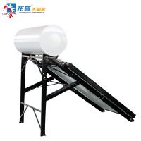 China 135L Glass Lined Water Tank Pressurized Compact Solar Water Heater Flat Plate Solar Geyser rooftop installation for sale