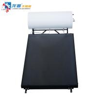 China 135L Glass Lined Water Tank Pressurized Compact Solar Water Heater Flat Plate Solar Geyser rooftop installation for sale