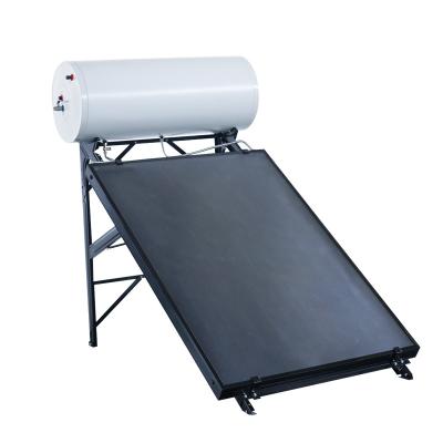 China Most Efficient 135 Liter Integrated Flat Plate Collector (FPC) Heat Storage Solar Water Heater Rooftop Installation for sale