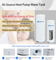 China 120L 100L 150L Inner coil Air Source Heat Pump Tank Dia 500mm Air Source Hot Water Cylinder for sale